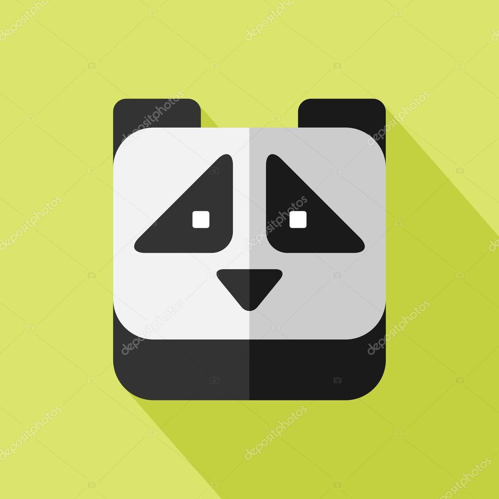 Square panda icon Stock Vector by ©mara_lingstad 63938773