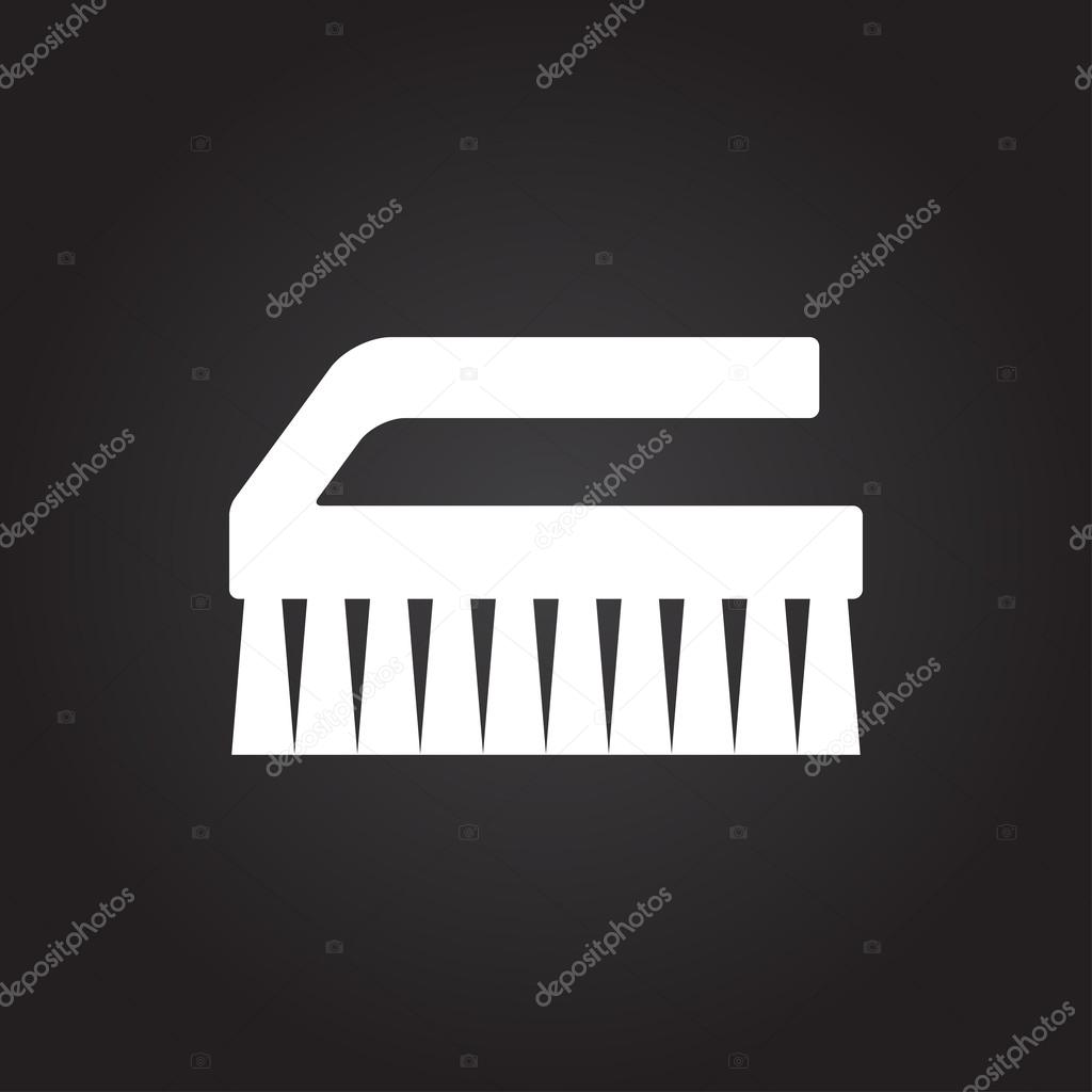 Cleaning brush Stock Vector by ©mara_lingstad 83278782