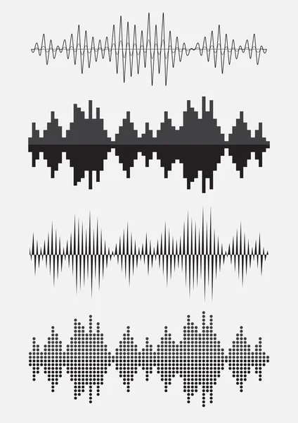 Music soundwave icons set. Stock Vector Image by ©AnSim #77272616