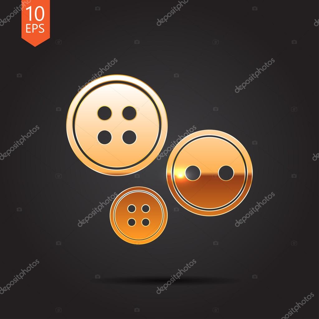 Tailor buttons icon Stock Vector Image by ©mara_lingstad #85950034