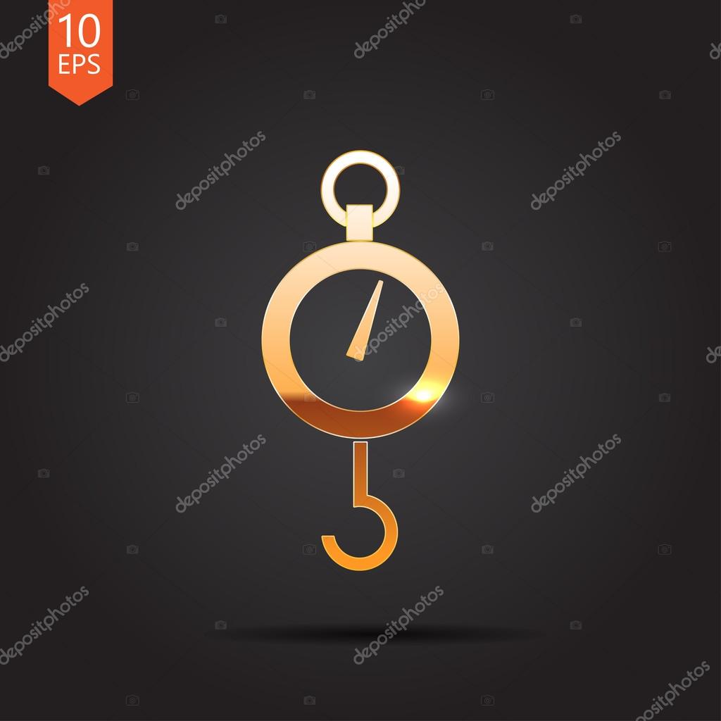 Physics dynamometer icon Stock Vector Image by ©mara_lingstad #85951676