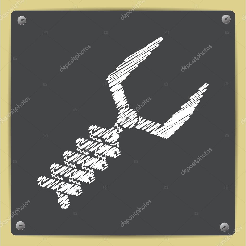 Icono de mano robot Vector de stock #86092252 de ©mara_lingstad