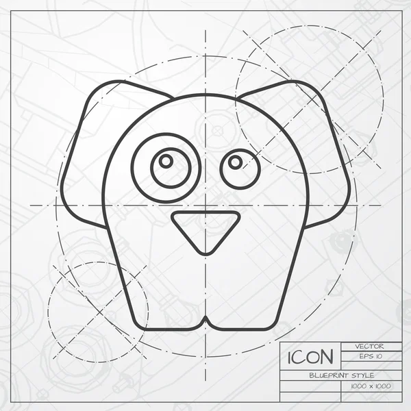 Lion on blueprint background Stock Vector Image by ©mara_lingstad #86447698