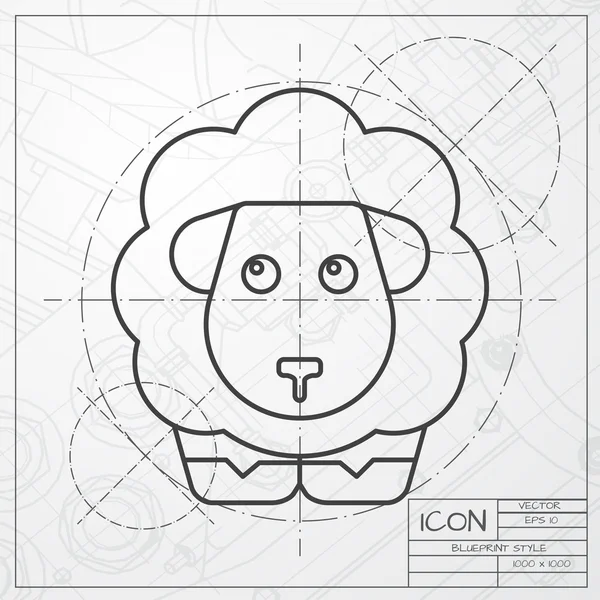 Panda on blueprint background Stock Vector Image by ©mara_lingstad ...