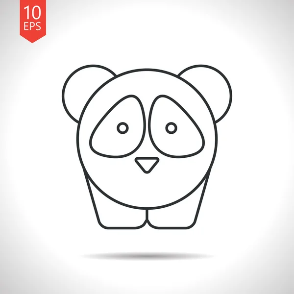 Panda on blueprint background Stock Vector Image by ©mara_lingstad ...