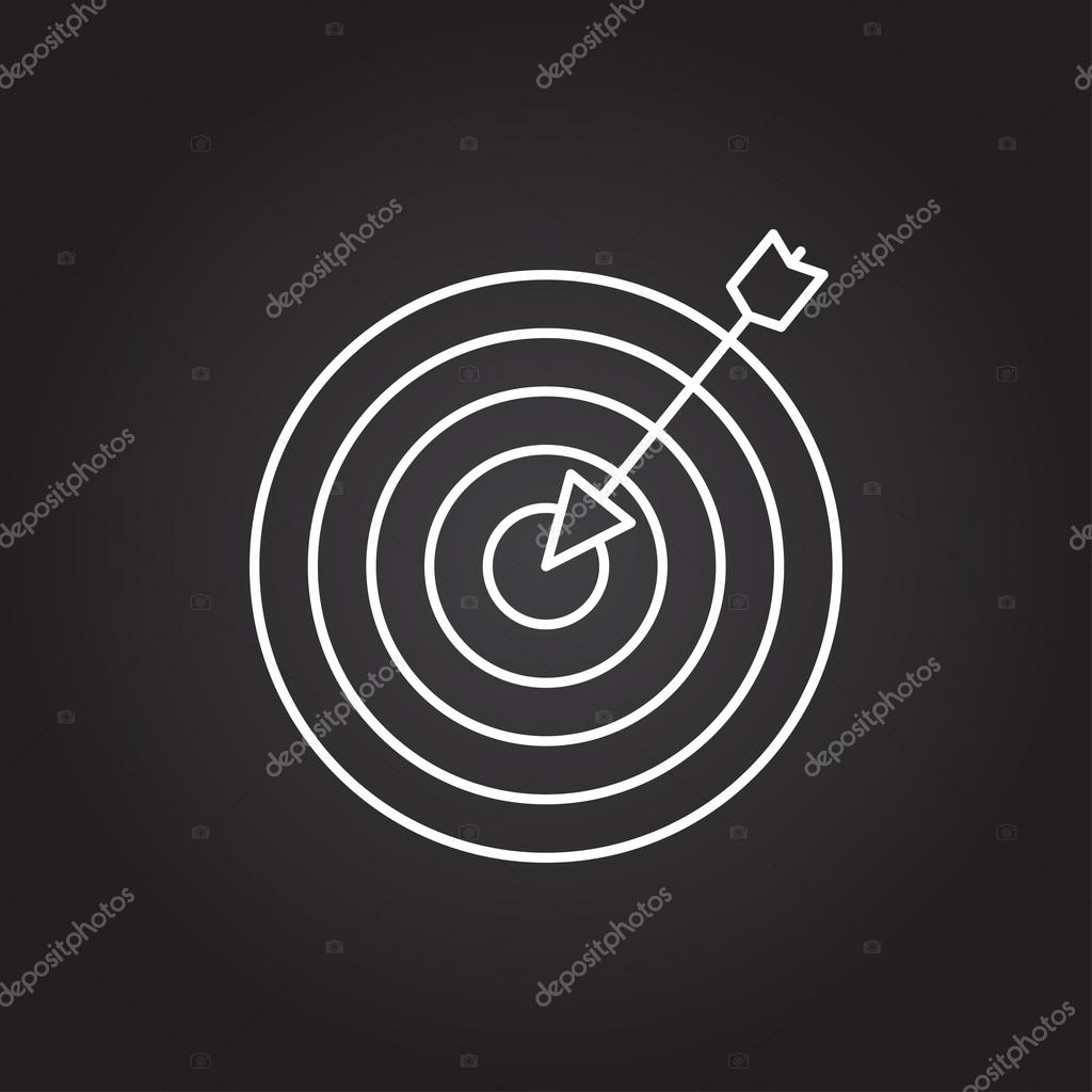 Target board icon Stock Vector Image by ©mara_lingstad #90111910