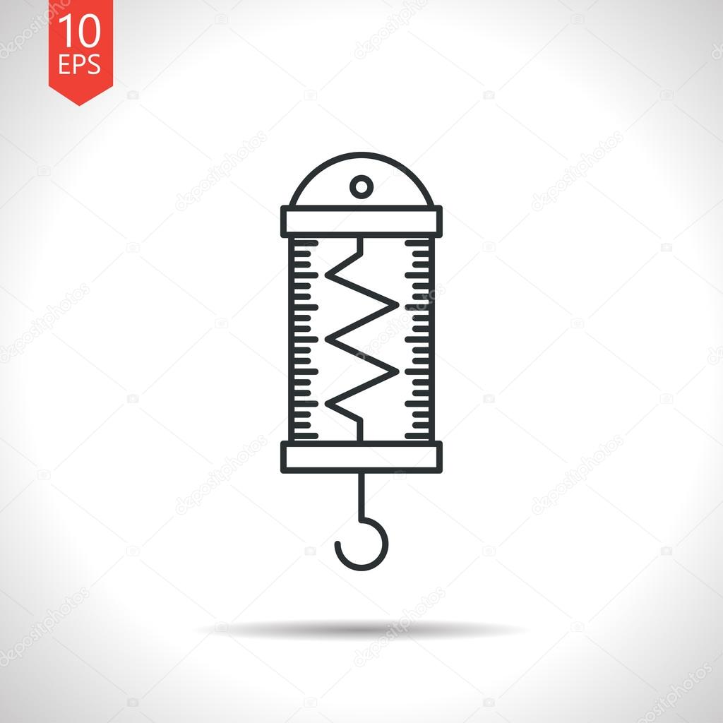 Icono dinamómetro física Vector de stock #90113996 de ©mara_lingstad