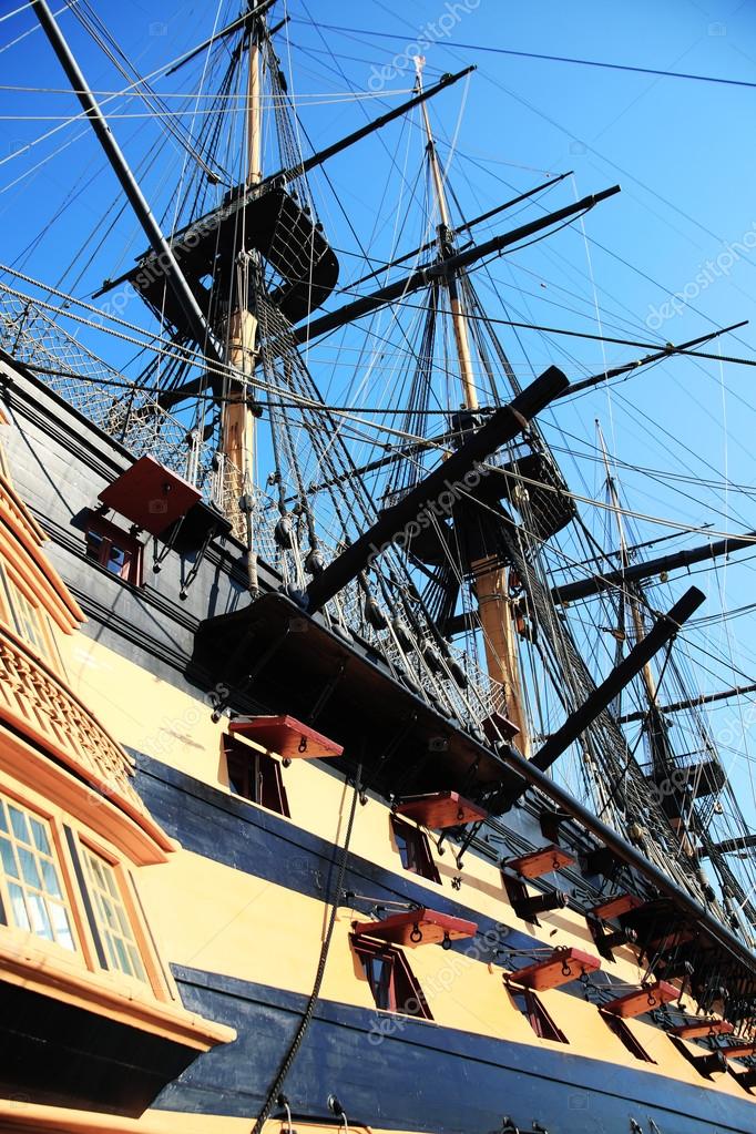 HMS Victory, Nelson's flagship — Stock Photo © lenschanger #94422174