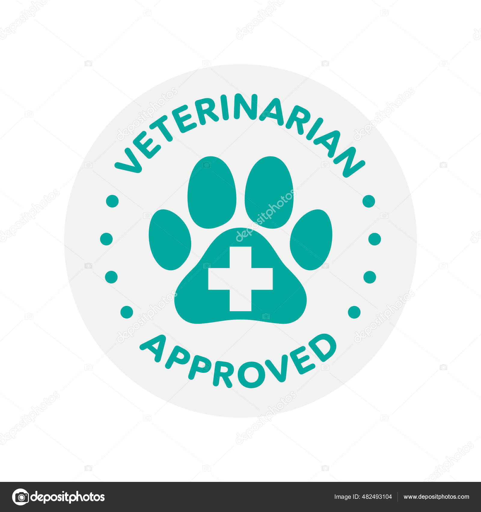 Vet Approved Vector Icon Badge Logo Stock Vector by ©calin.hanga@gmail ...