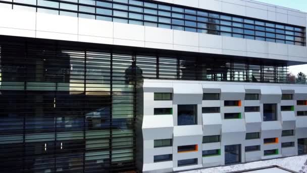Elements Modern Architecture Shooting Building — Stock Video ...