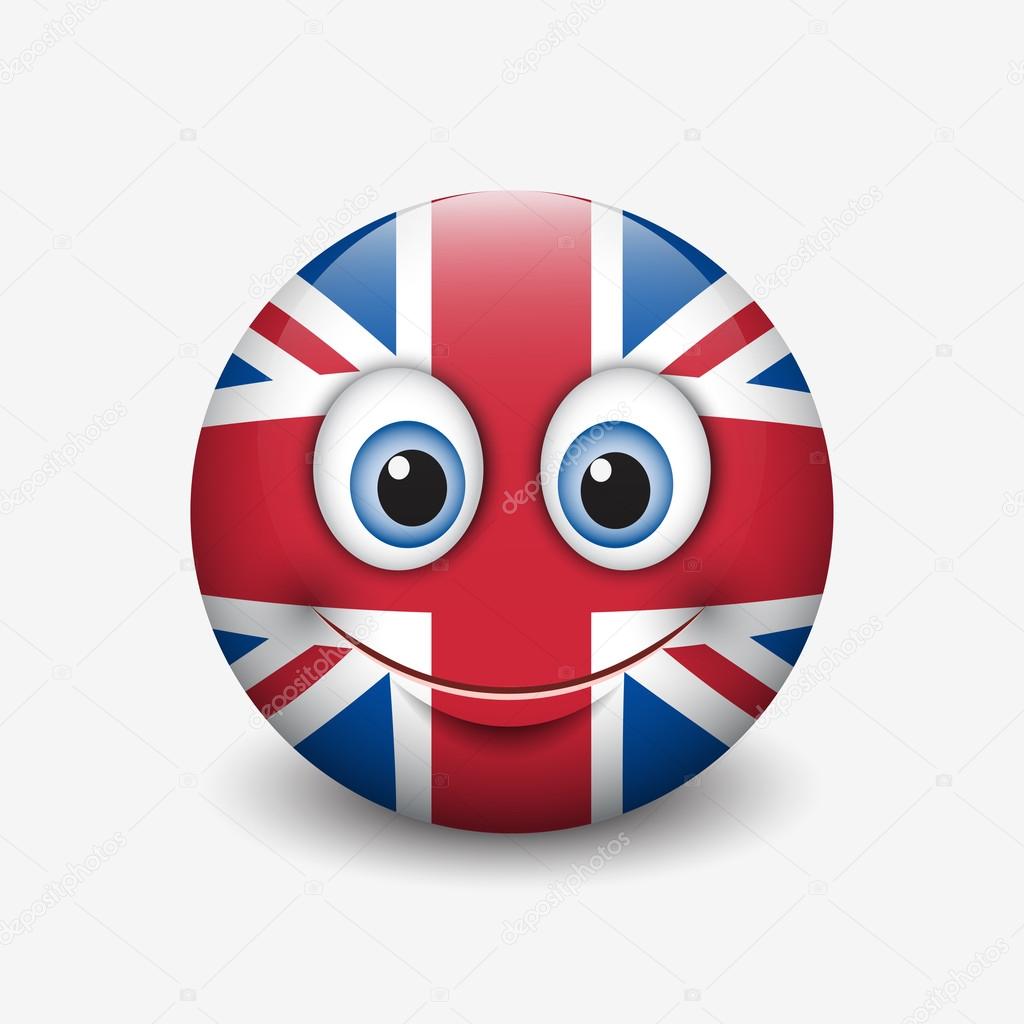 United Kingdom flag smile icon Stock Vector Image by ©I.Petrovic #111568372
