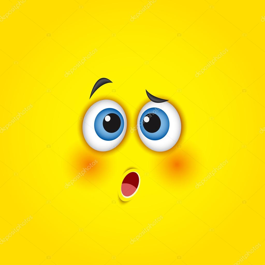 Confused face emoticon Stock Vector by ©I.Petrovic 120087024