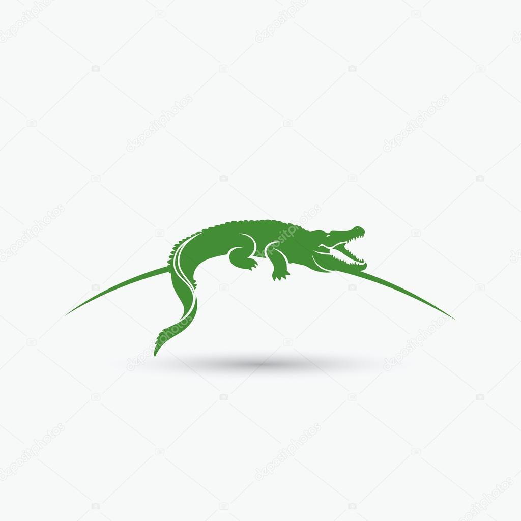 Crocodile sign illustration Stock Vector by ©I.Petrovic 123691182