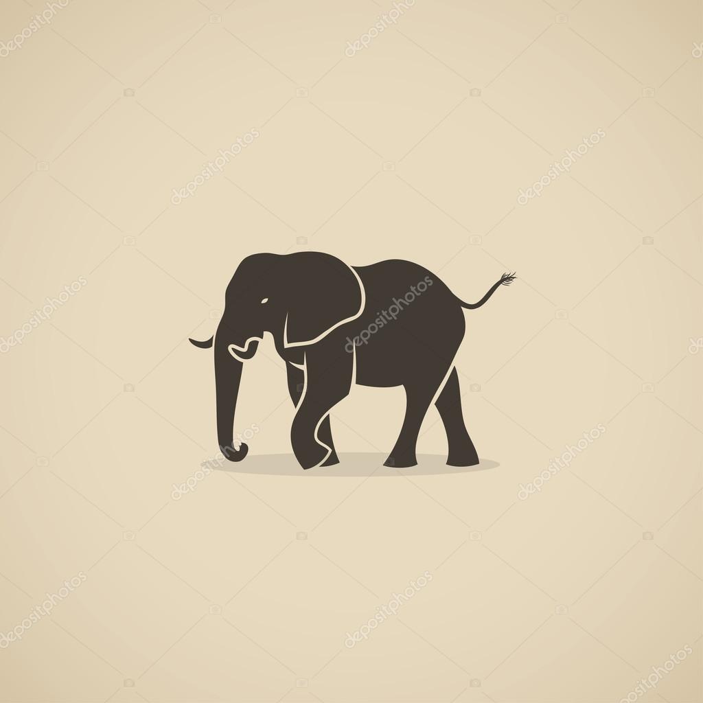 African elephant illustration — Stock Vector © I.Petrovic #123691242