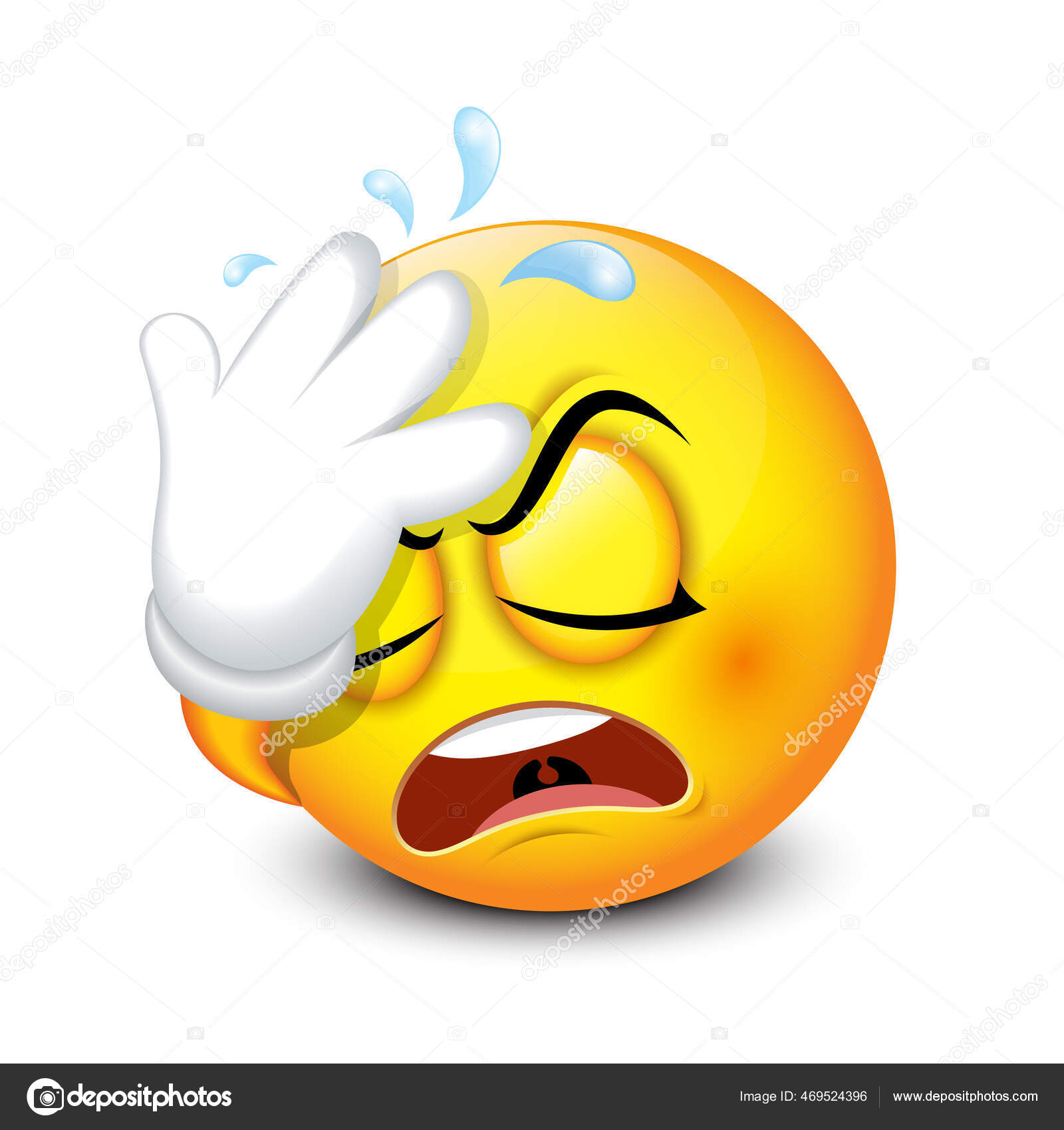 Irritated Face Emoticon