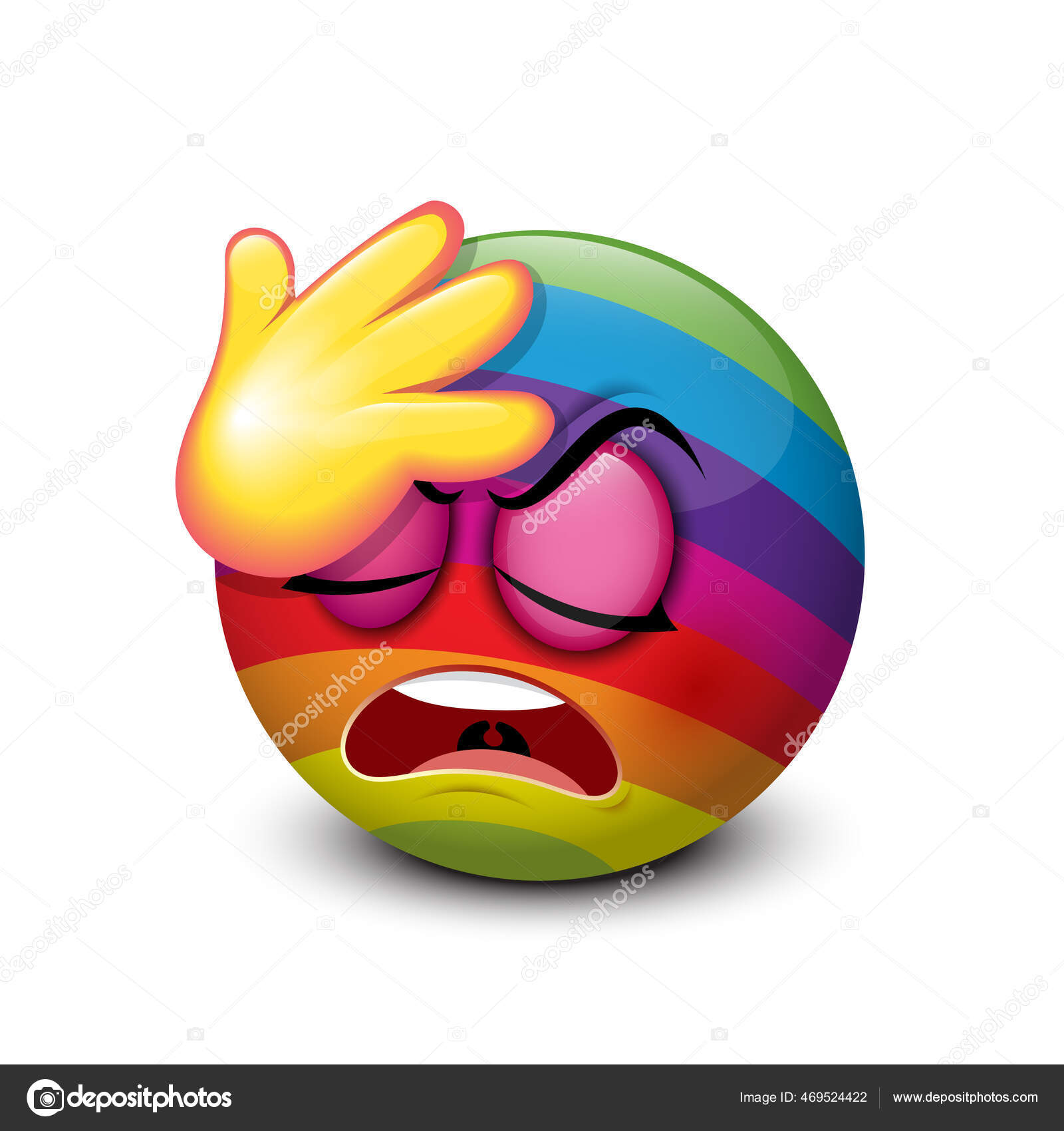 Irritated Colorful Emoji Vector Illustration Stock Vector by ©I ...