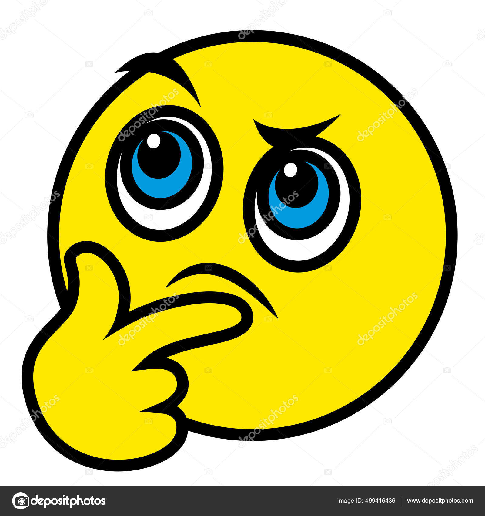 Image vectorielle Illustration Vectorielle D'un Visage Drôle Dessin ...