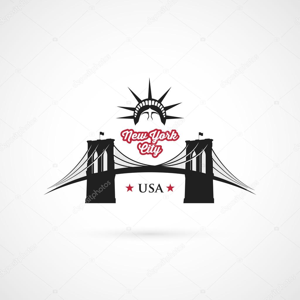 Brooklyn Bridge - New York symbol Stock Vector by ©I.Petrovic 59817839