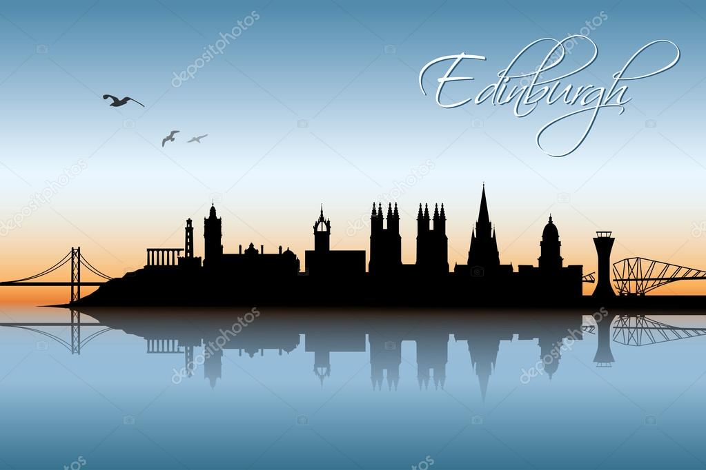 Edinburgh City skyline Stock Vector Image by ©I.Petrovic #89531234