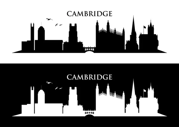 Cambridge skyline silhouette Vector Art Stock Images | Depositphotos
