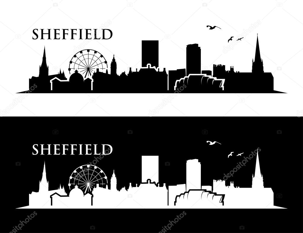 Sheffield skyline illustration Stock Vector Image by ©I.Petrovic #94808846