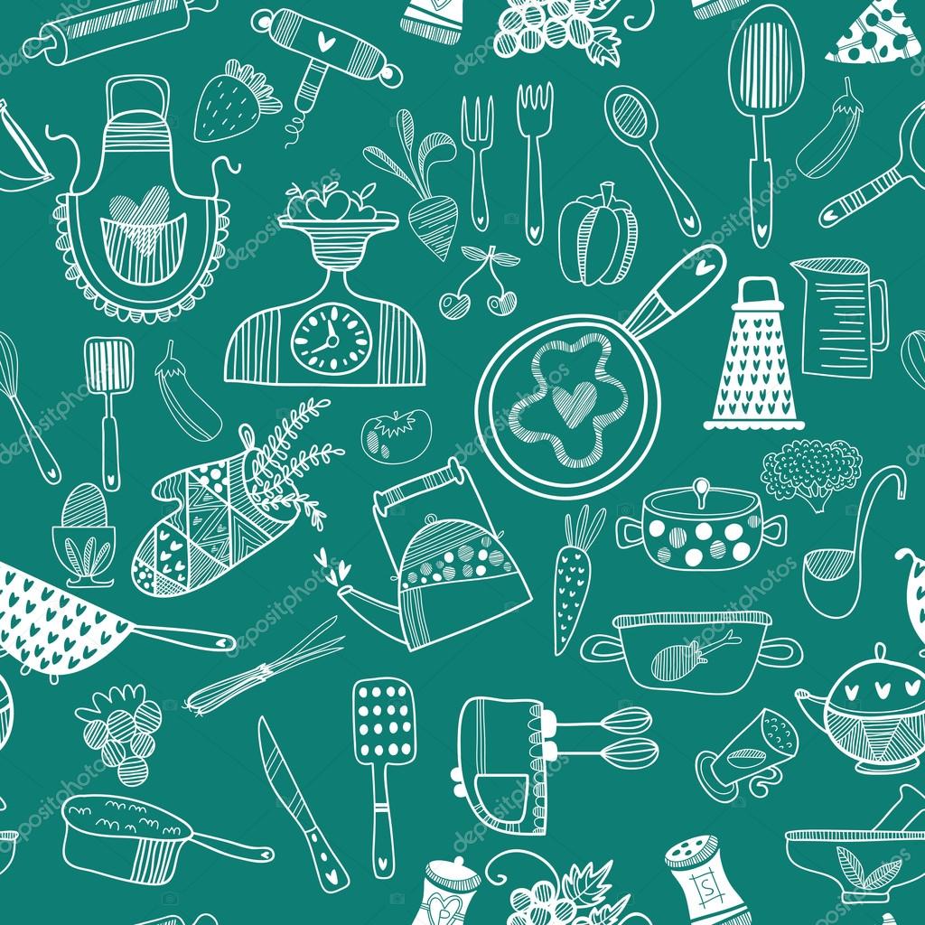 Kitchen food background Stock Vector Image by ©ovocheva #83761416