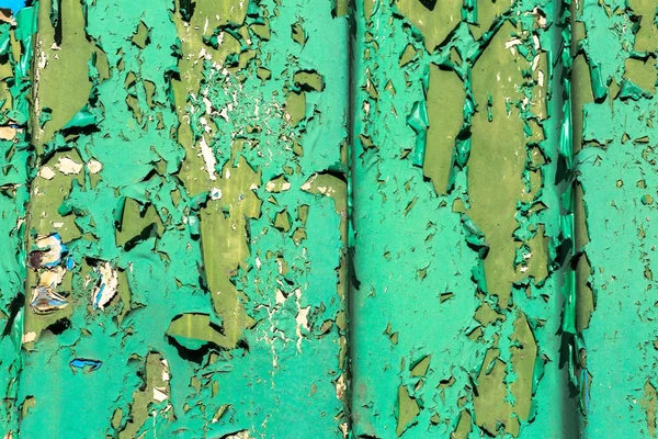 Old green chipping wood wall — Stock Photo © nuttakit #5256462