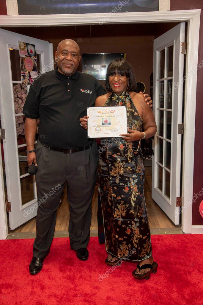 Founder /Owner Susan Jackson receives certificate at Grand Opening of ...