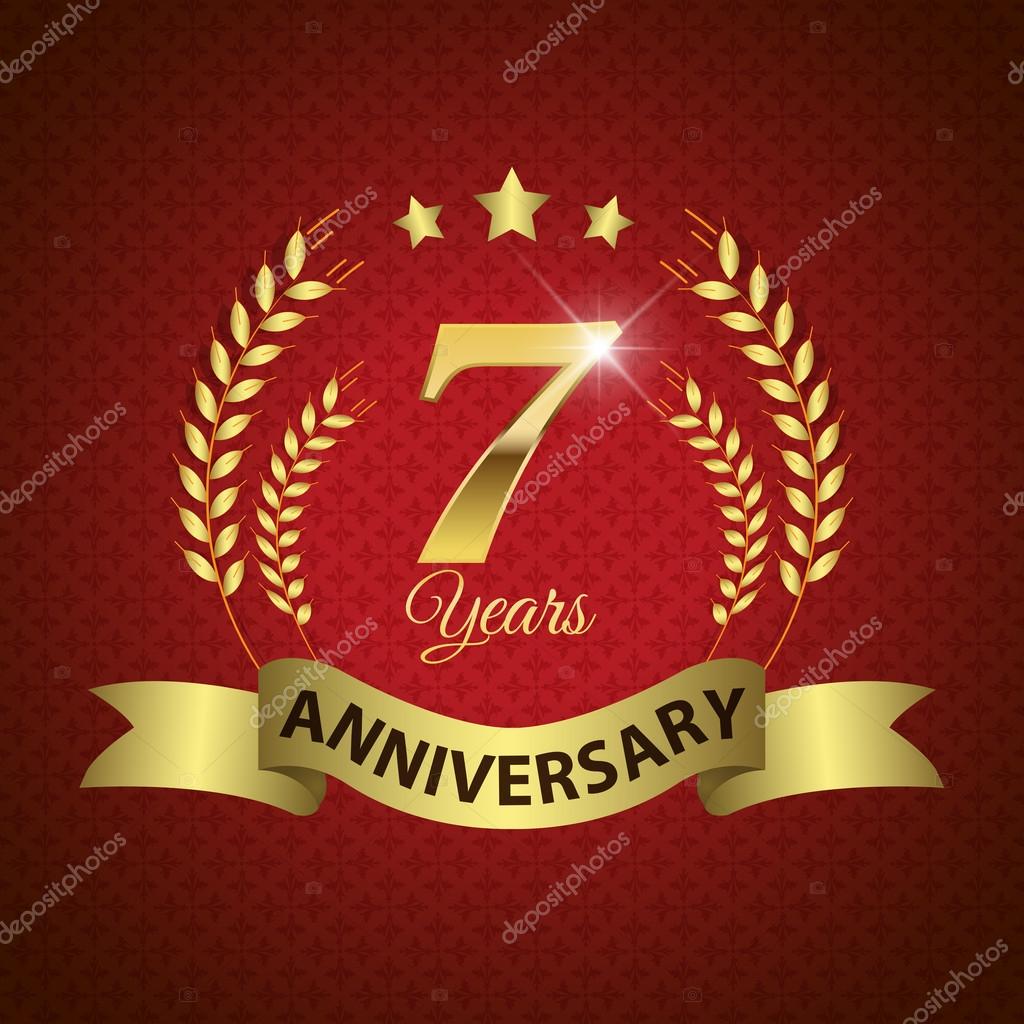 7 anni sigillo anniversario - Vettoriale Stock di ©harshmunjal 59522477