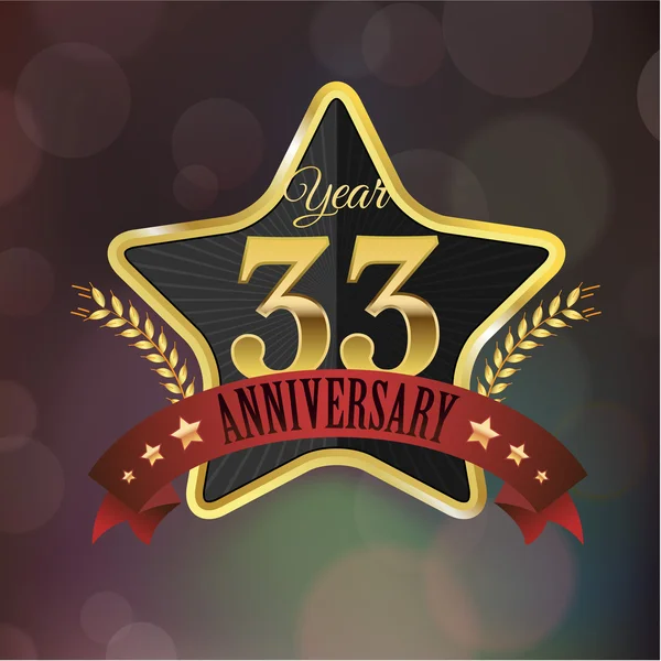 33 ans images vectorielles, 33 ans vecteurs libres de droits ...