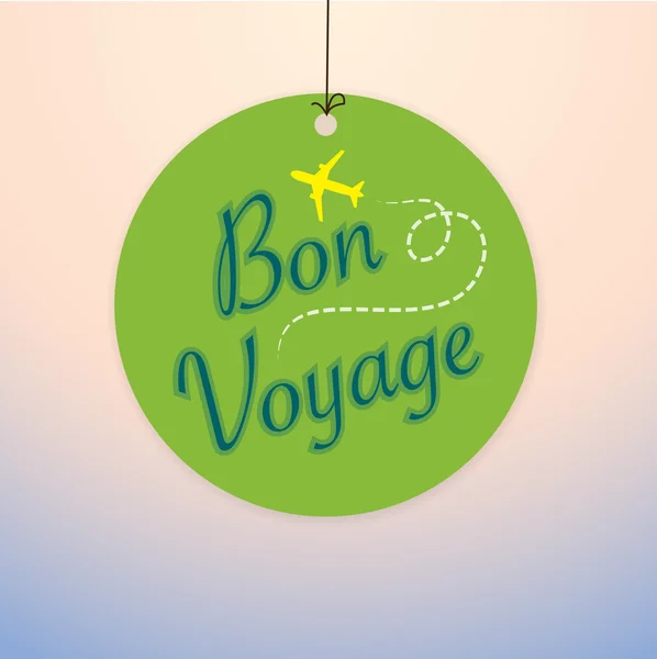 Bon Voyage sticker Stock Vector Image by ©harshmunjal #64050349