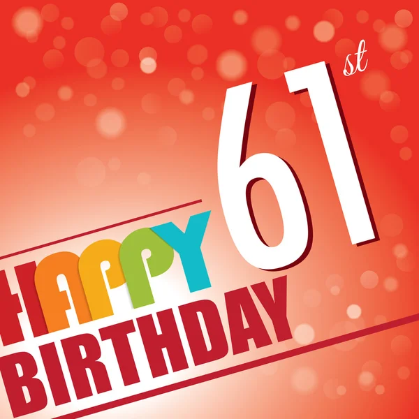 ᐈ Downloadable birthday stock images, Royalty Free happy 61st birthday ...