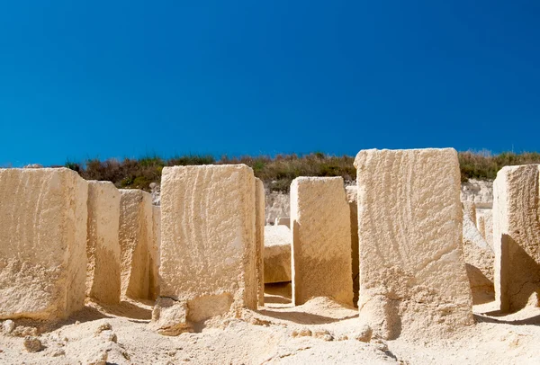 Tufa stone quarry — Stock Photo © siculodoc #113726706