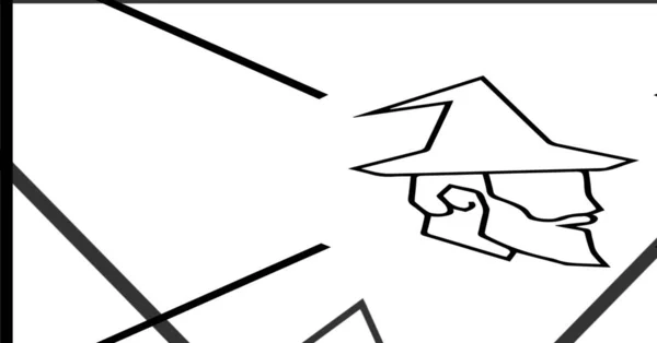 Wizard line drawing Stock Photos, Royalty Free Wizard line drawing ...