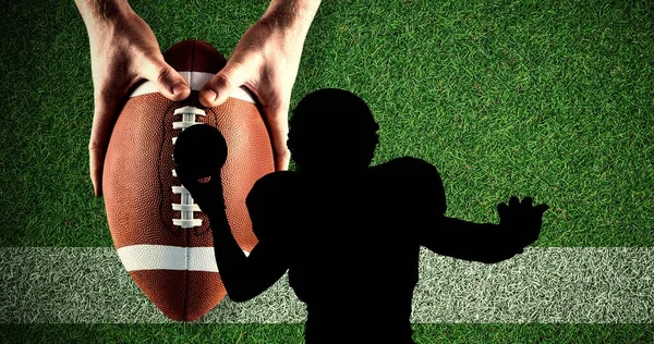Football player shadow Stock Photos, Royalty Free Football player ...