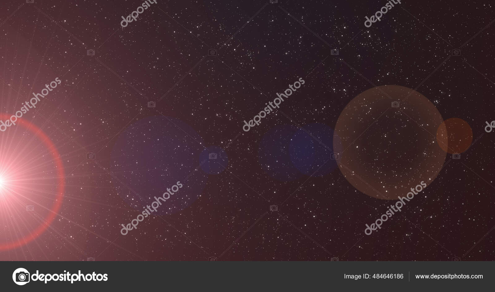 Image Glowing Red Star Light Moving Hypnotic Motion Stars Night — Stock ...