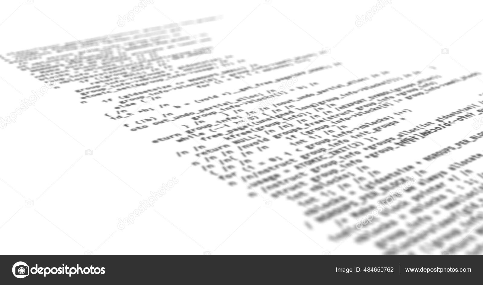 Computer Codes Projected Screen While Being Typed Written Background ...