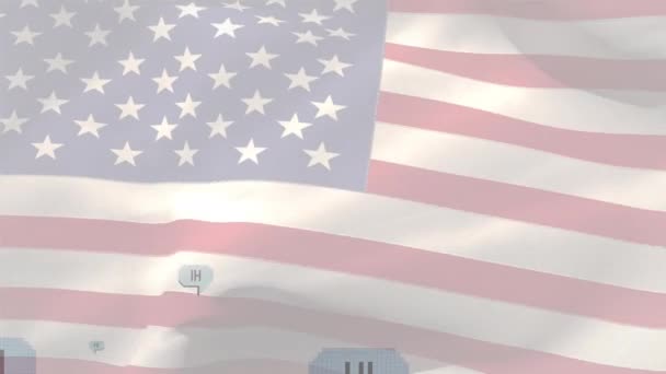 Free Animated American Flag For Powerpoint