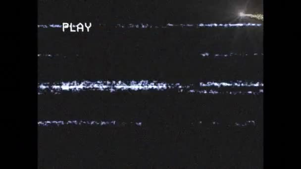 90S Vhs Animation Reverse Sign Arrow Sign Vhs Noise Texture — Stock ...