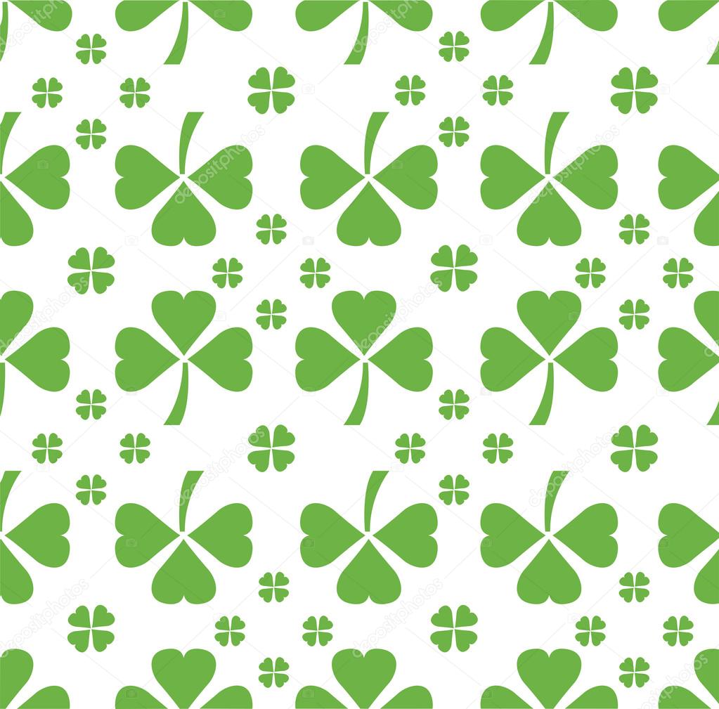 Shamrock pattern background Stock Vector Image by ©vectorfusionart ...