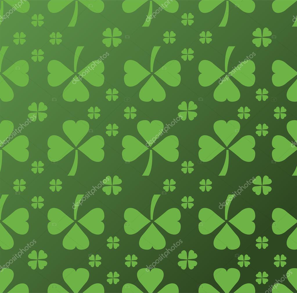 Shamrock pattern background Stock Vector Image by ©vectorfusionart ...