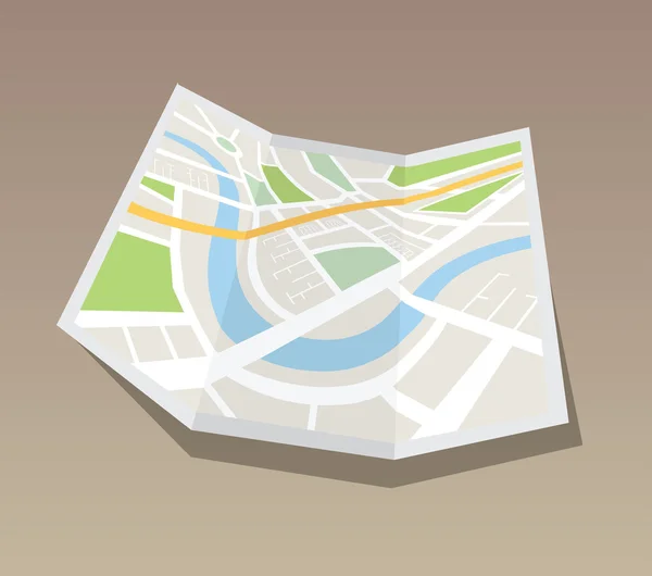 Map of urban infrastructure ⬇ Vector Image by © vectorfusionart ...