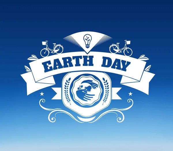 Earth day sign Stock Vector Image by ©vectorfusionart #70584861