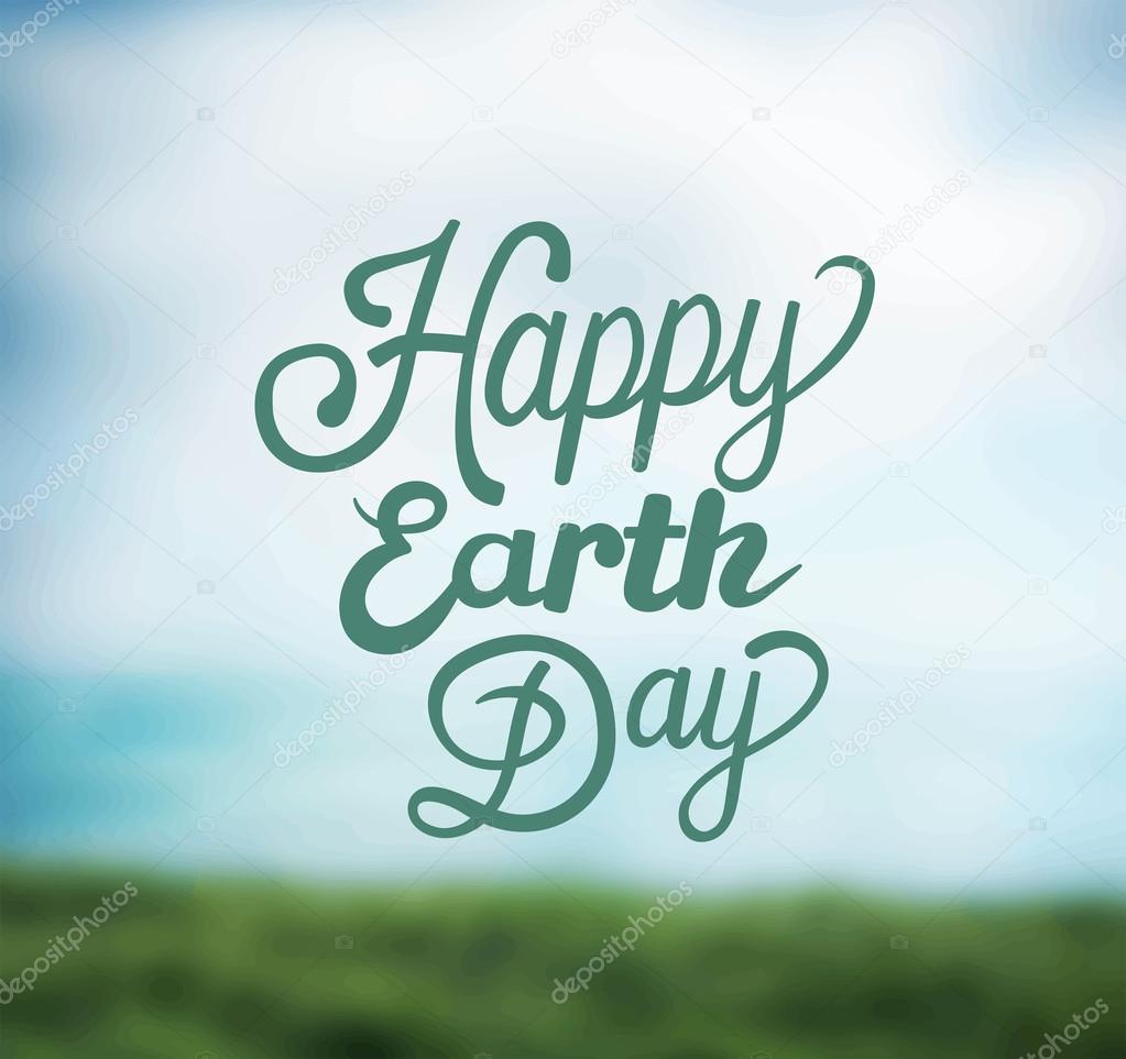Earth day sign — Stock Vector © vectorfusionart #70583495
