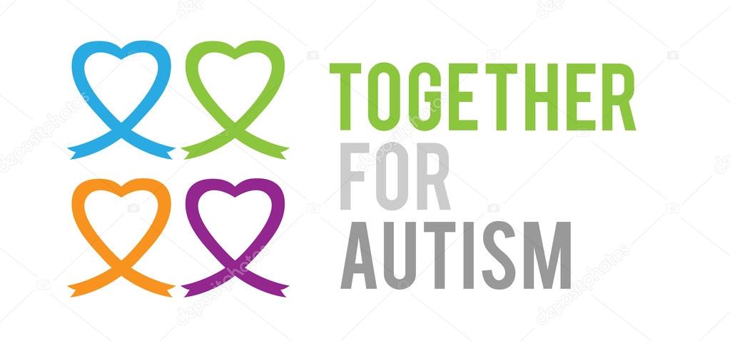 Together for autism sign Stock Vector Image by ©vectorfusionart #70583945