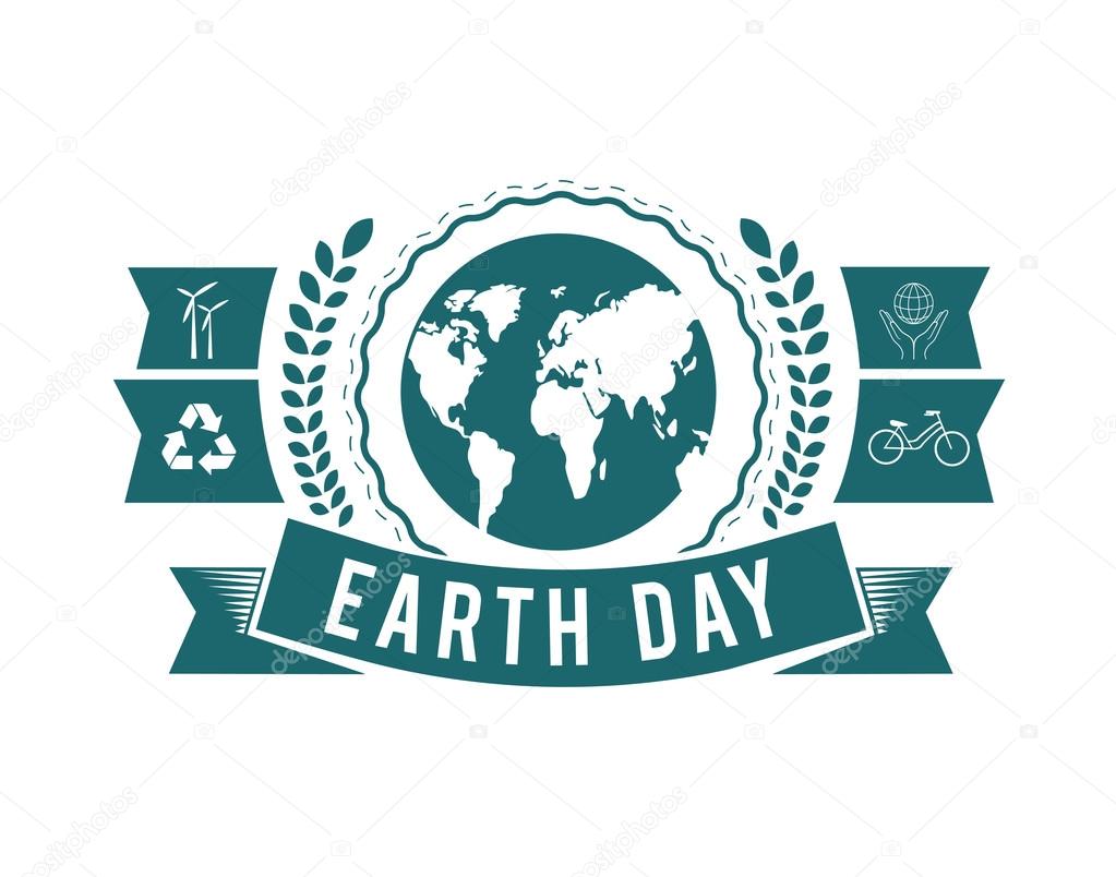 Earth day sign — Stock Vector © vectorfusionart #70583989