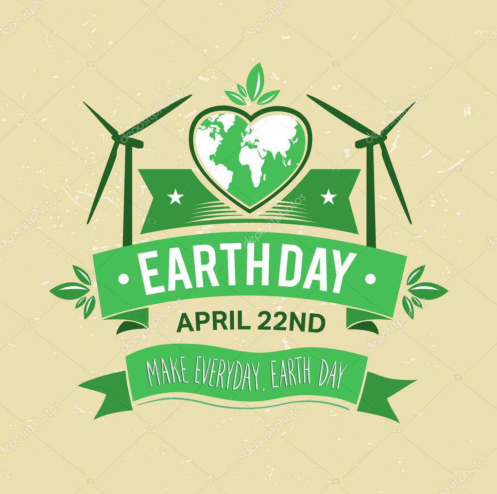Earth day Stock Vector by ©vectorfusionart 70584237