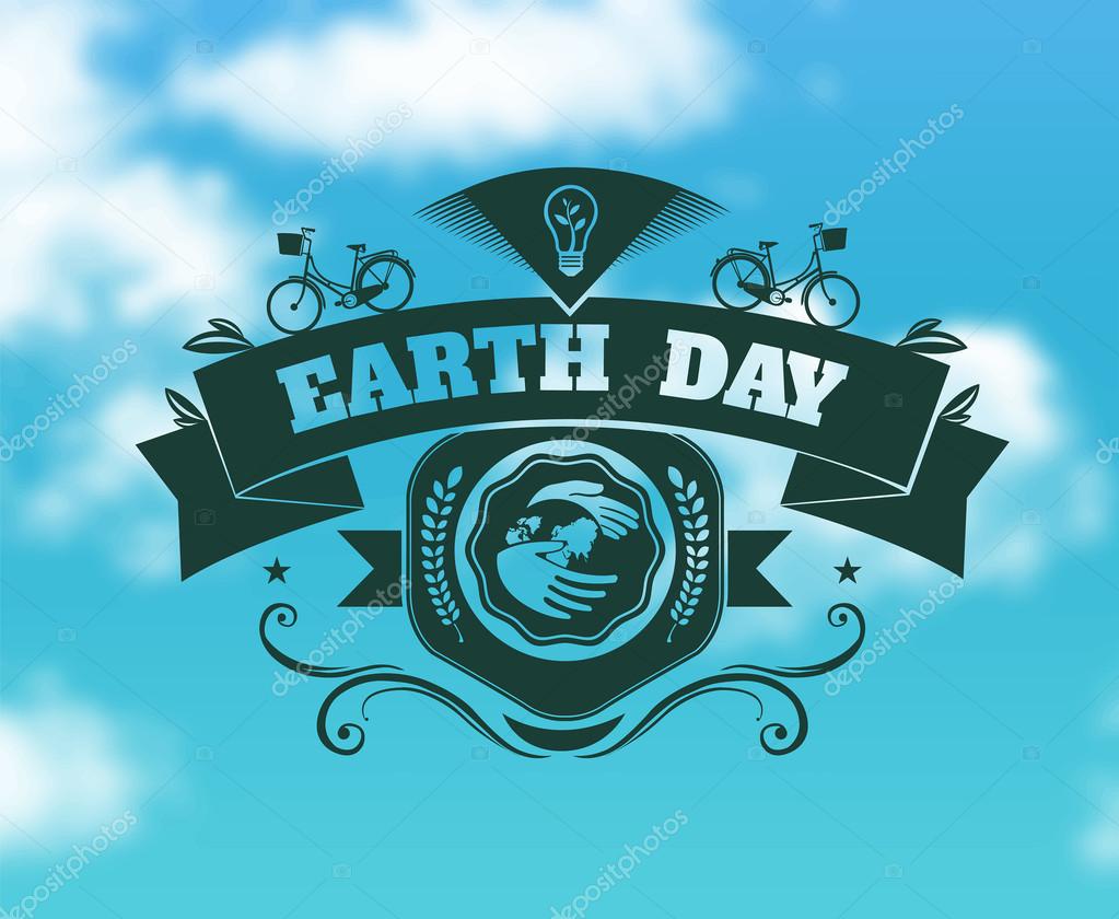 Earth day sign Stock Vector Image by ©vectorfusionart #70584749