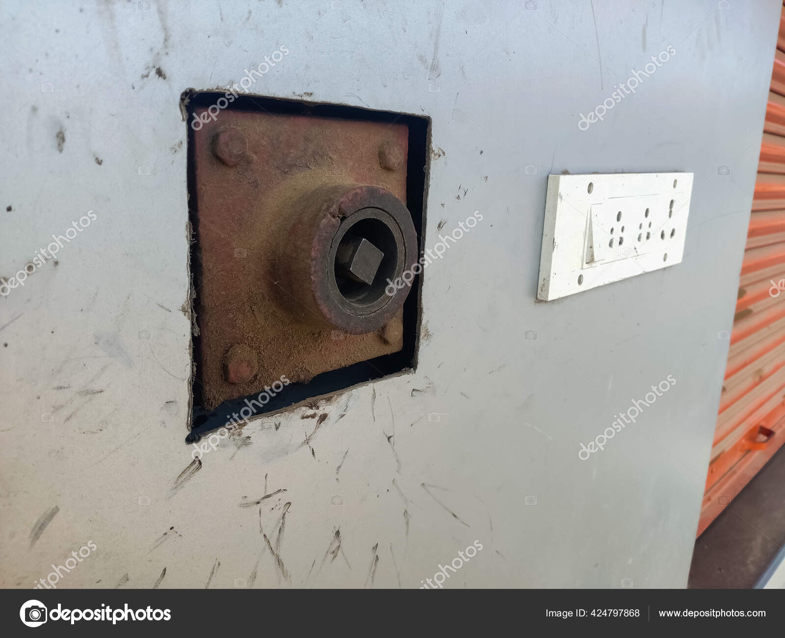 Releasing Locking System Roller Shutters Door Big Store Factories ...