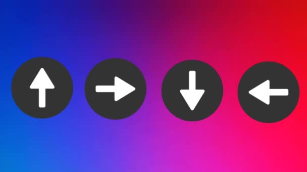 Direction Arrow Symbol Pointing Animation Stock Footage Stock Video ...